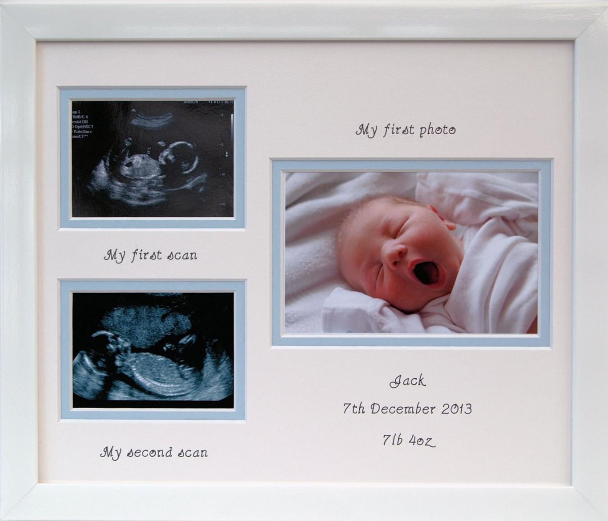 Double Scan Frame for Boy | Azana Photo Frames