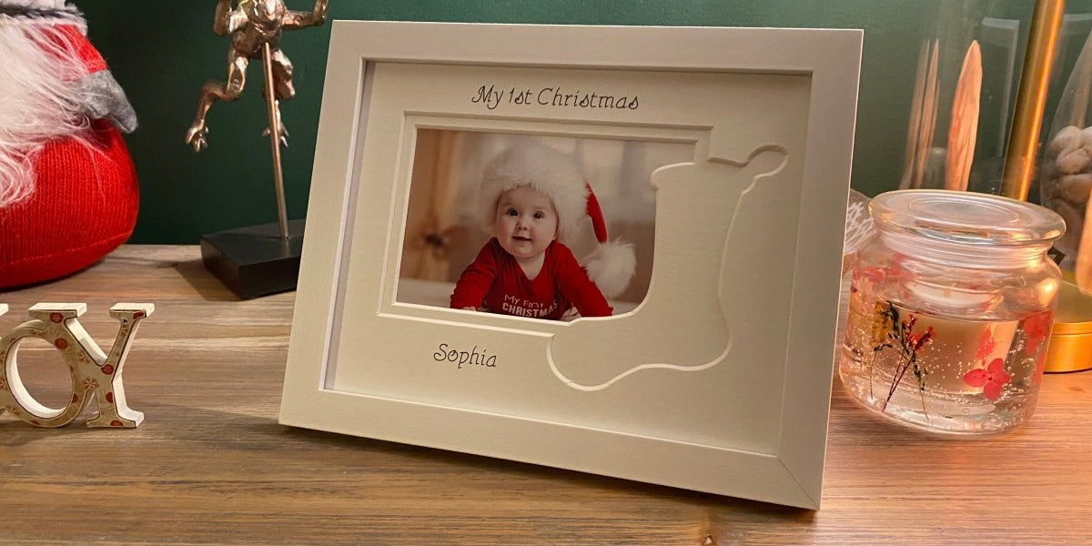 Personalised 1st Christmas Picture Gift | Baby | Azana Photo Frames